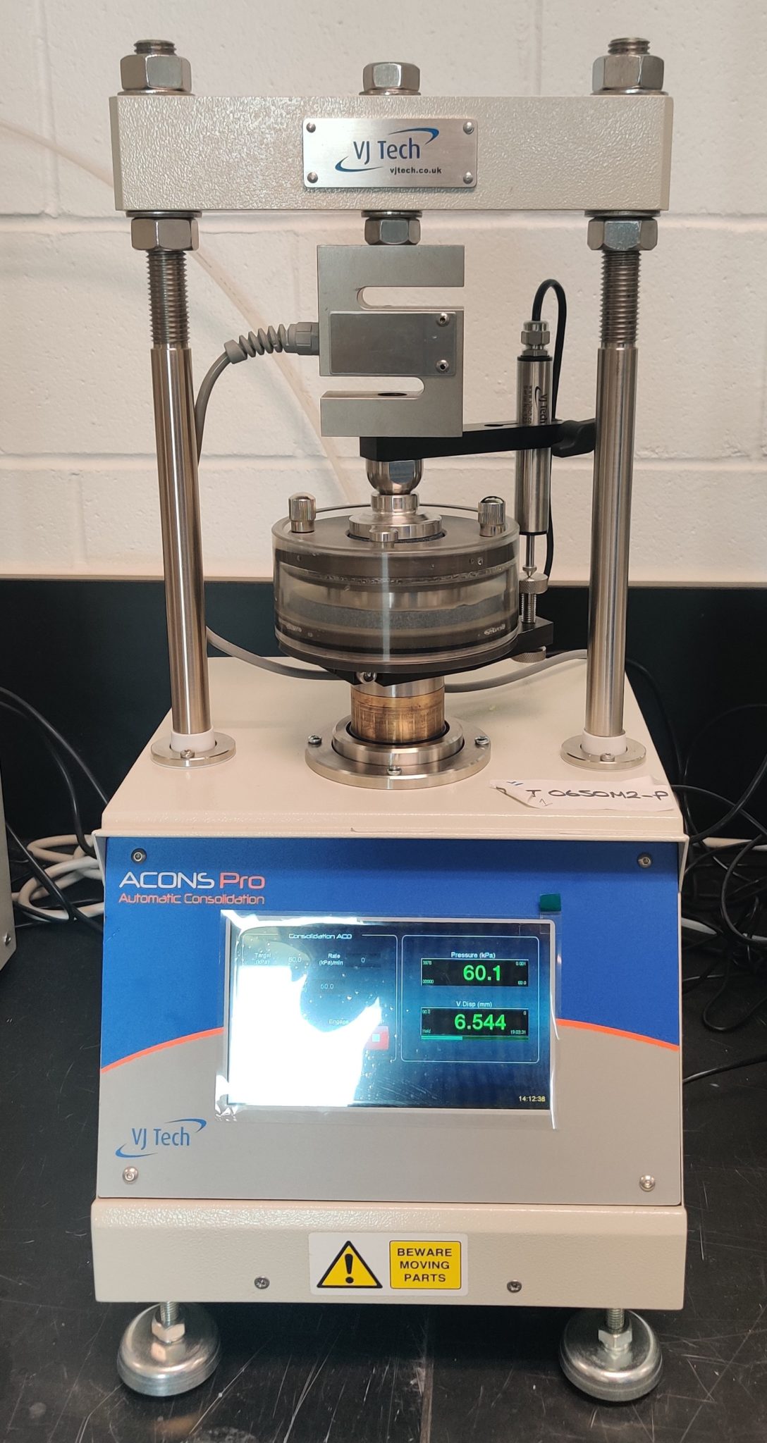 1-D Consolidation Machine – Geomechanics/Geotechnical Research Group